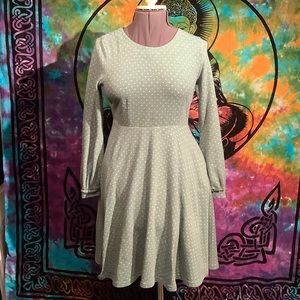Modcloth | Dresses | New Modcloth Fair Warming Polka Dot Sweater Dress ...